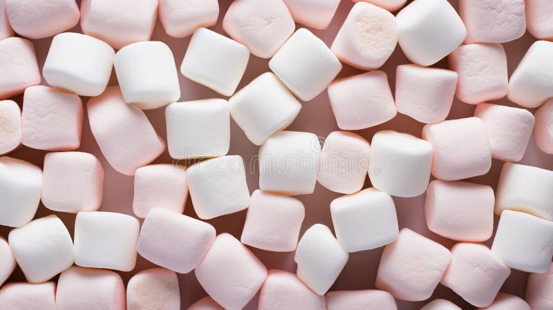 Marshmallows Background. Texture of Colorful Mini Marshmallows Stock ...