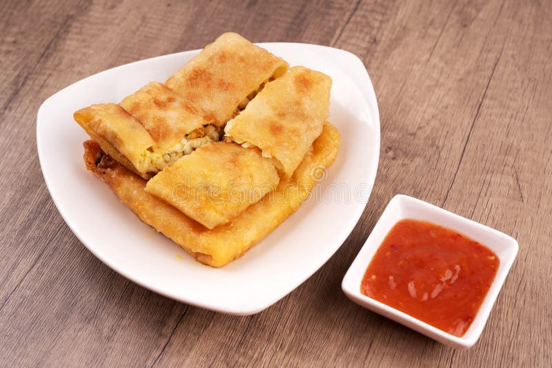 Martabak Jawa or Egg Murtabak Vegetables Stuffed Pancake Stock Photo ...