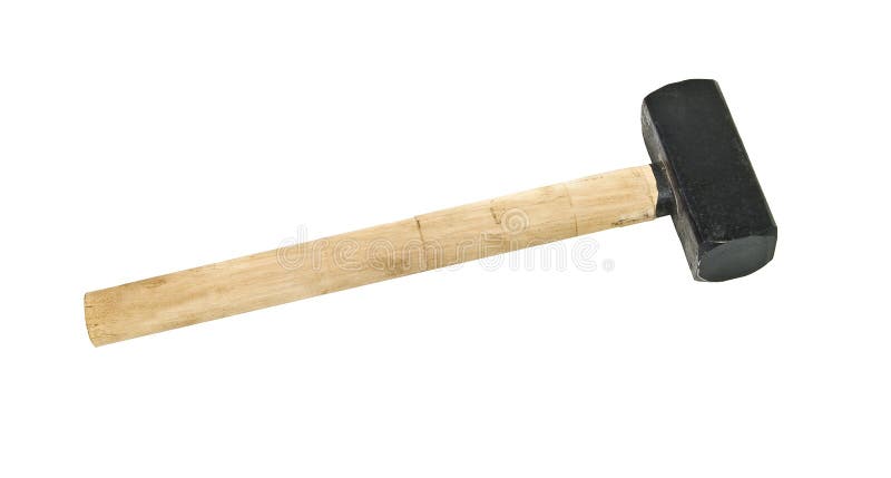 Martelo grande foto de stock. Imagem de pesado, isolado - 14907976