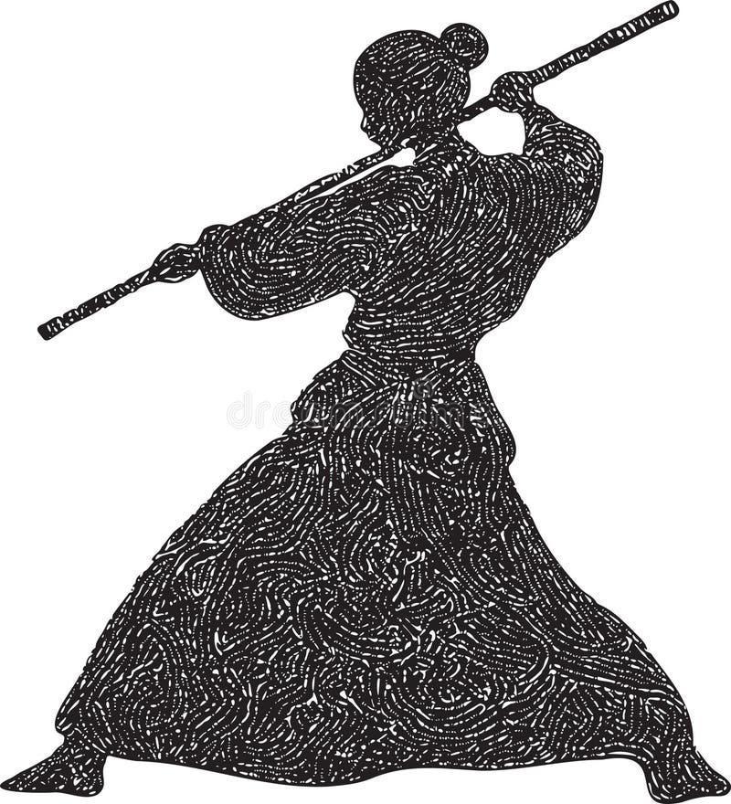 Martial Artist Executing Bo Staff Techniques with Precision and Power ...