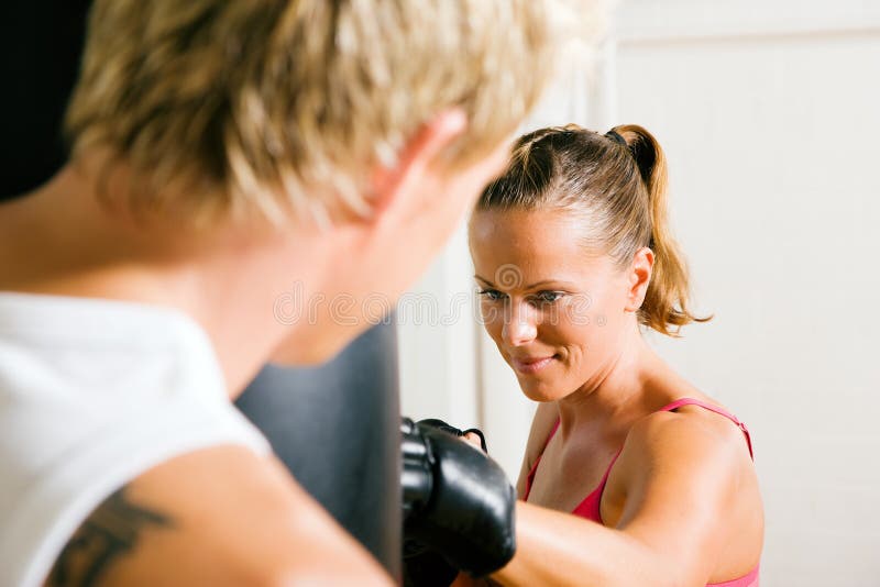 Martial Arts Sparring stock photo. Image of kicking, lifestyle - 6723836