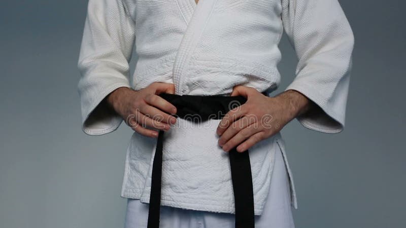 Black Belt Students, Aikido or Learning Martial Arts in Dojo for ...