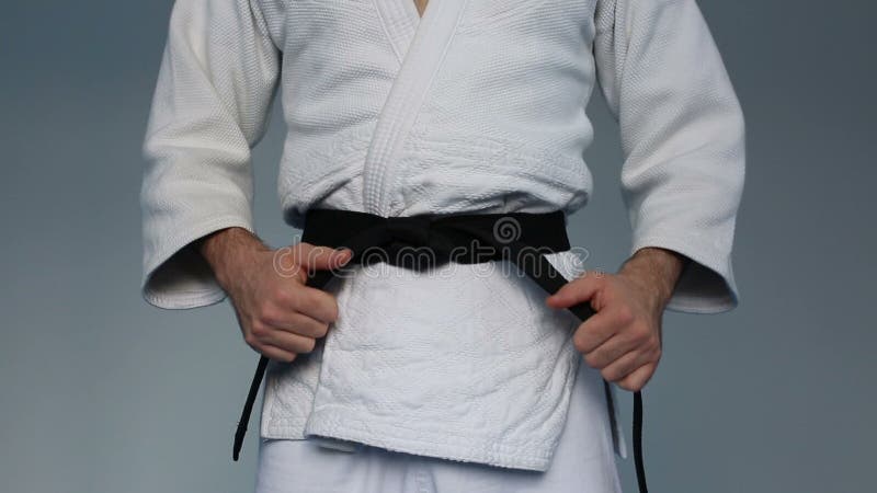 Black Belt Students, Aikido or Learning Martial Arts in Dojo for ...