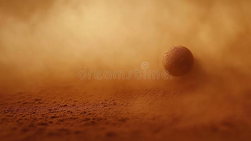 Martian Dust Storm, Sphere Rolling, Red Planet, Atmospheric Haze ...
