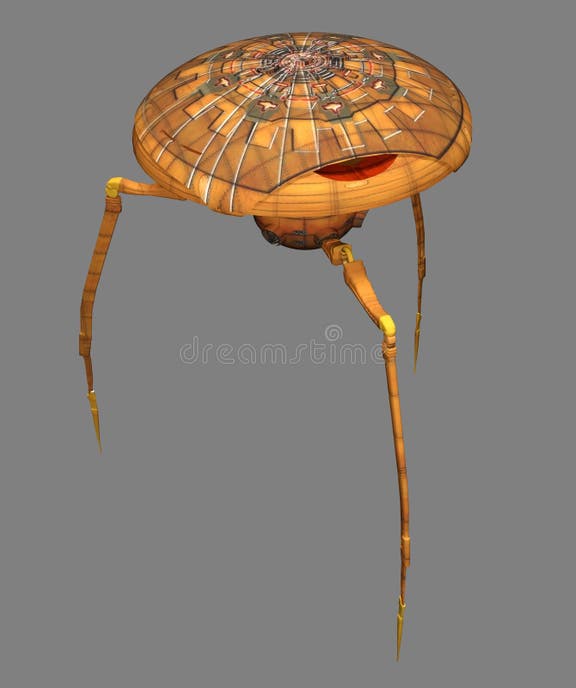 Martian Walker ilustração stock. Ilustração de projeto - 80738964