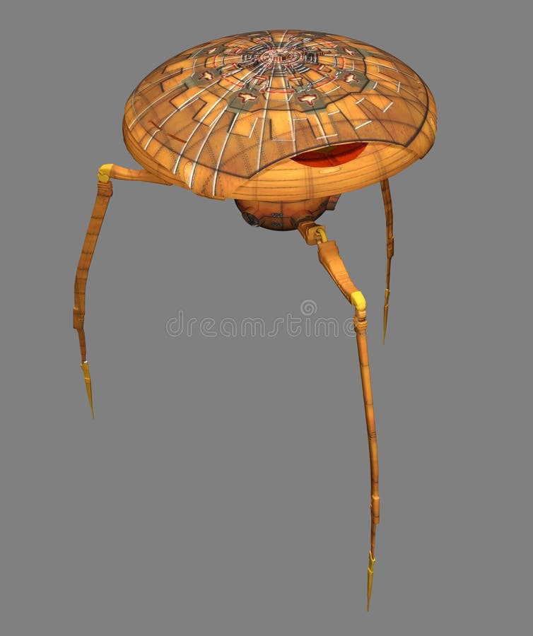 3d Render. Martian Landscape, the Surface of Mars. Stock Illustration ...