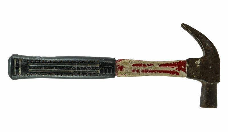 Martillo Viejo Del Rojo Del Hierro Imagen de archivo - Imagen de hierro ...