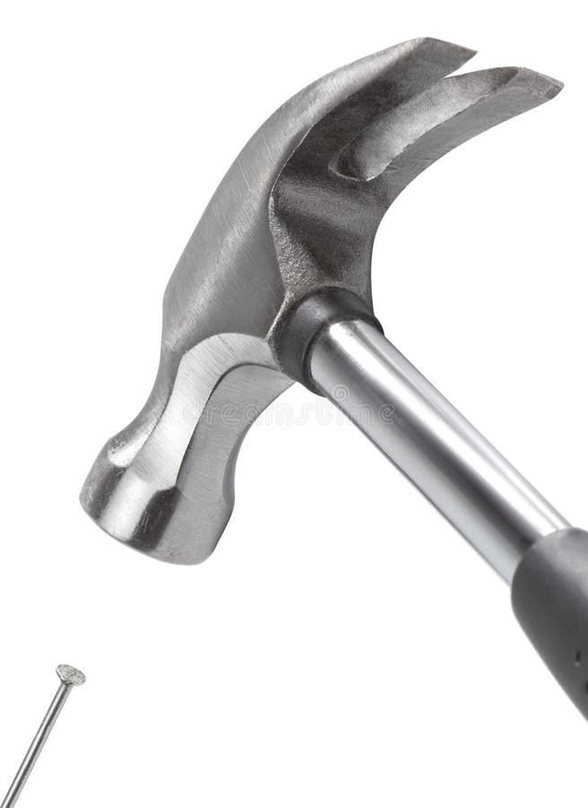 Martillo y clavos #1 imagen de archivo. Imagen de equipo - 645229