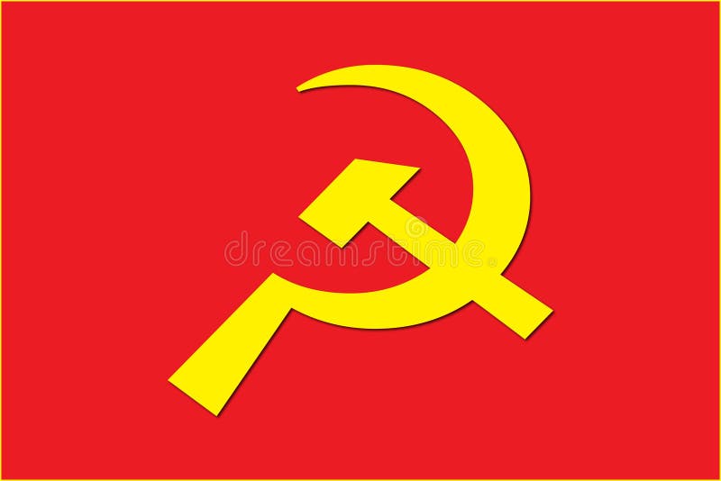 Martillo y hoz ilustración del vector. Ilustración de comunista - 10840894