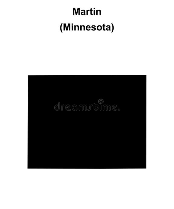 Martin outline map stock vector. Illustration of template - 361611330