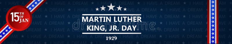Martin Luther King Jr. Day Background Design Stock Vector ...