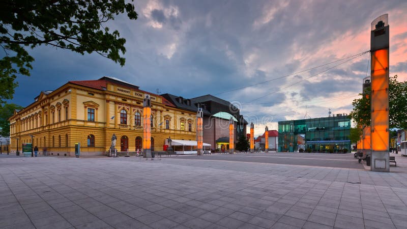 Martin, Slovakia. editorial stock photo. Image of theatre - 70879488
