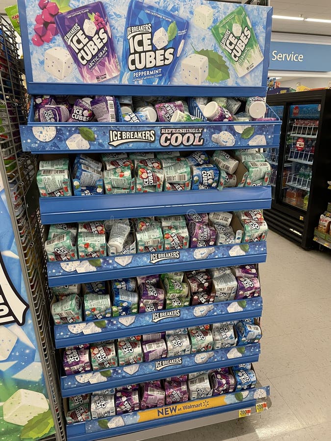Walmart Interior Ice Breakers Chewing Gum Display Editorial Stock Image ...