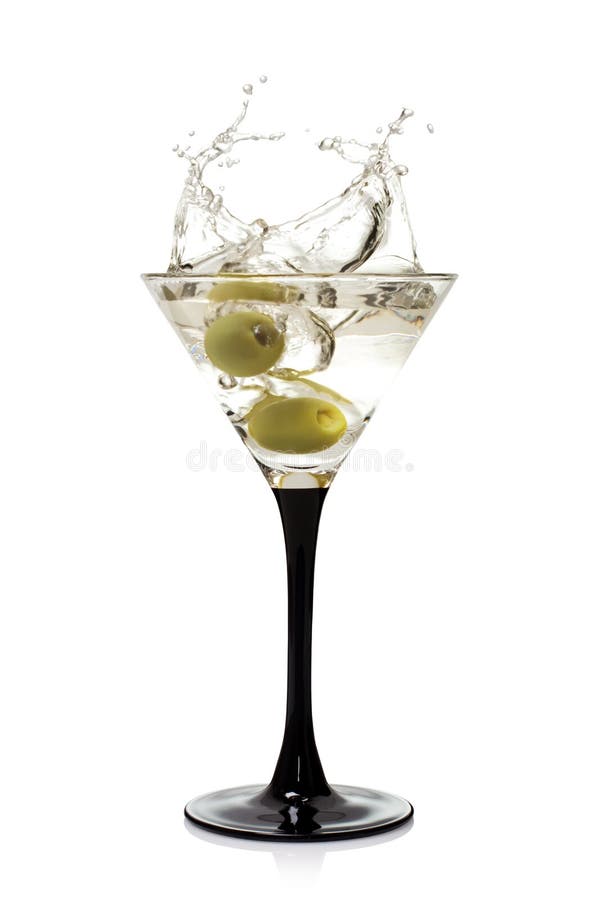 Martini stock photo. Image of falling, martini, refreshment - 8507892
