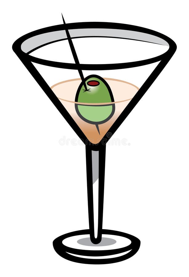 Martini stock vector. Illustration of party, vector, cartoon - 14606281