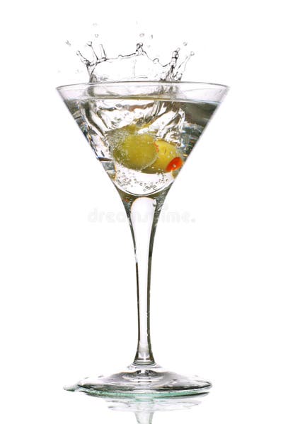 Martini stock photo. Image of falling, martini, refreshment - 8507892