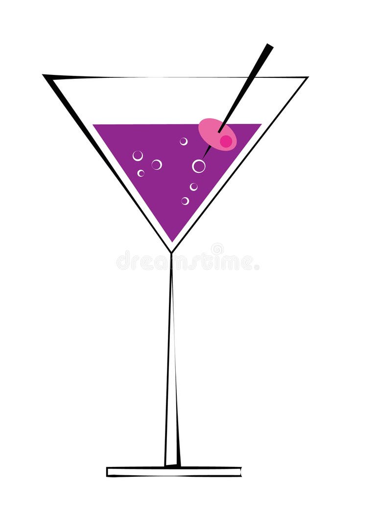 Clip Art Pink Martini Stock Illustrations – 85 Clip Art Pink Martini ...