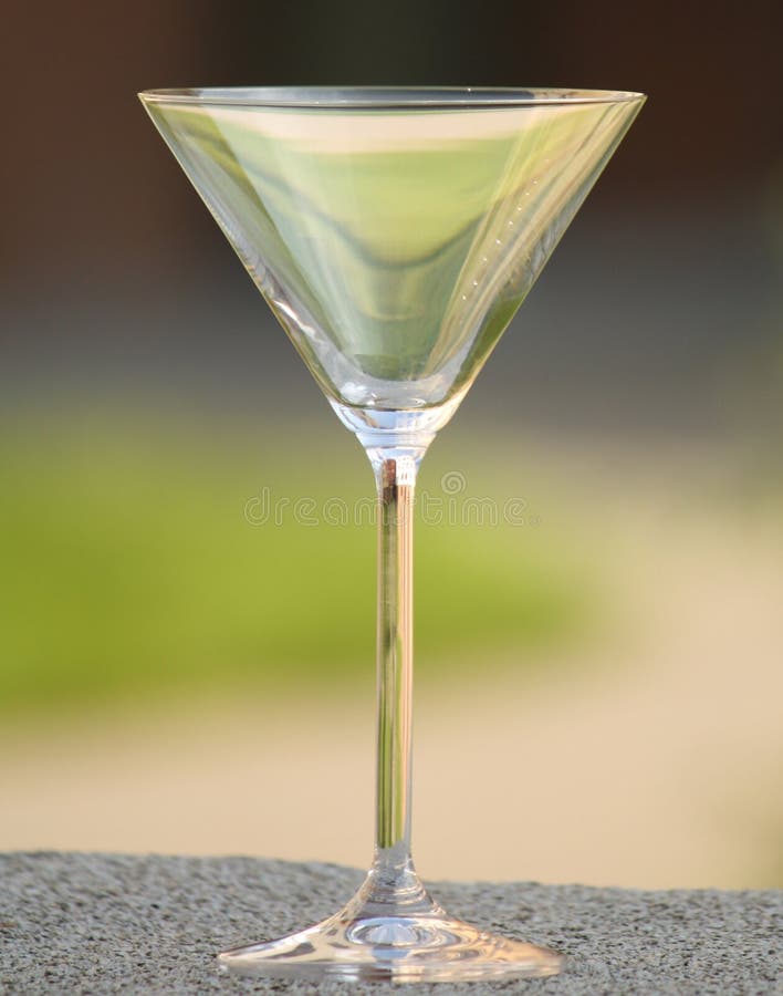 Martini glass stock photo. Image of green, beverage, empty - 15617884