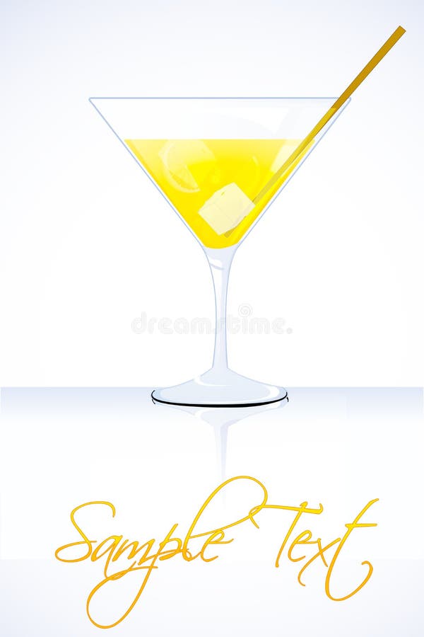 Cocktail Border stock vector. Illustration of liquor - 20888076