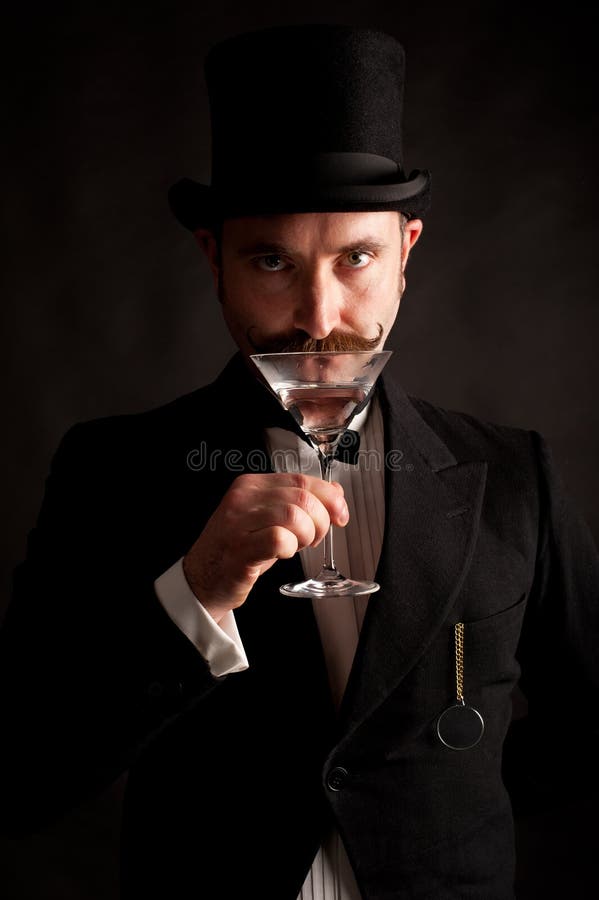 Martini man stock photo. Image of martini, suit, grunge - 28107332