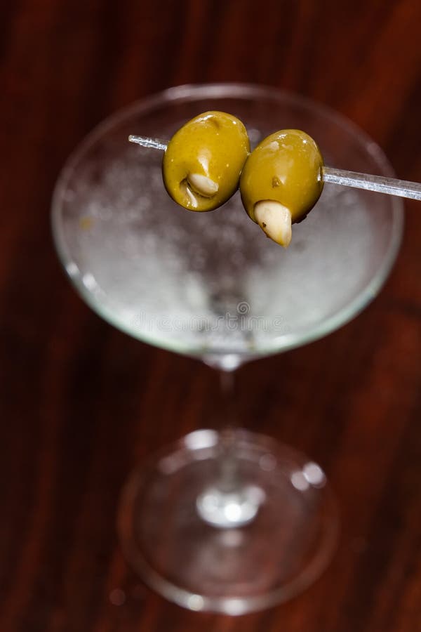 Martini with Olives Isolated Stock Photo - Image of drink, marilyngould ...
