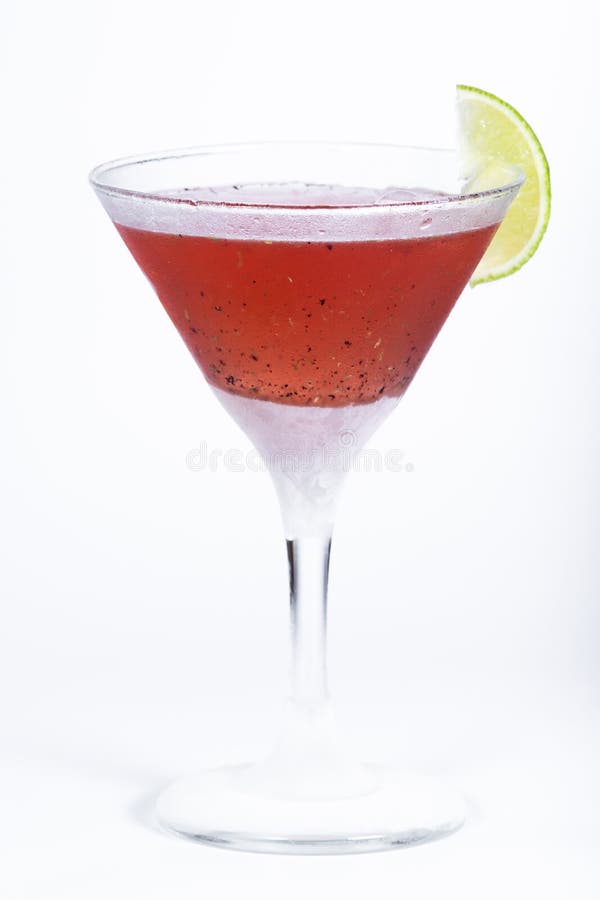 Martini Rouge Au-dessus De Blanc Photo stock - Image du régénération ...