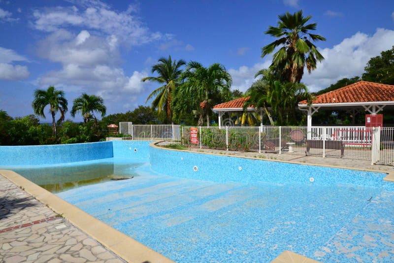 Martinique, Pool in Sainte Anne in West Indies Editorial Stock Image ...
