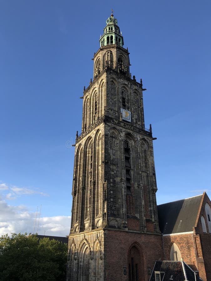 Martinitoren in Groningen stock photo. Image of history - 170000210