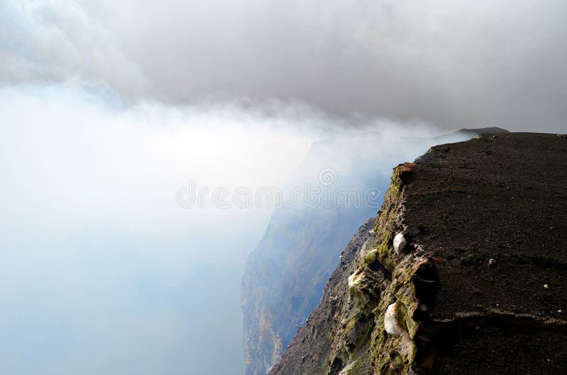 Marum Volcano in Ambrym Island, Vanuatu Stock Image - Image of pure ...