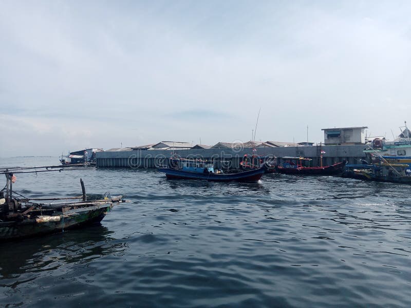 Marunda Harbour in Jakarta editorial image. Image of jakarta - 240094920