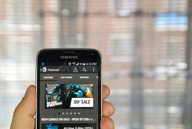 Marvel Comics app editorial stock photo. Image of product - 69439313