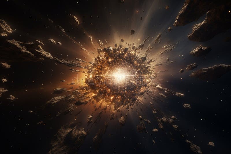 Marvel at a Cosmic Migration As Spacecraft of Stock Illustration ...