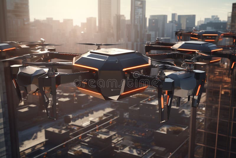 Marvel at a Cosmic Migration As Spacecraft of Stock Illustration ...