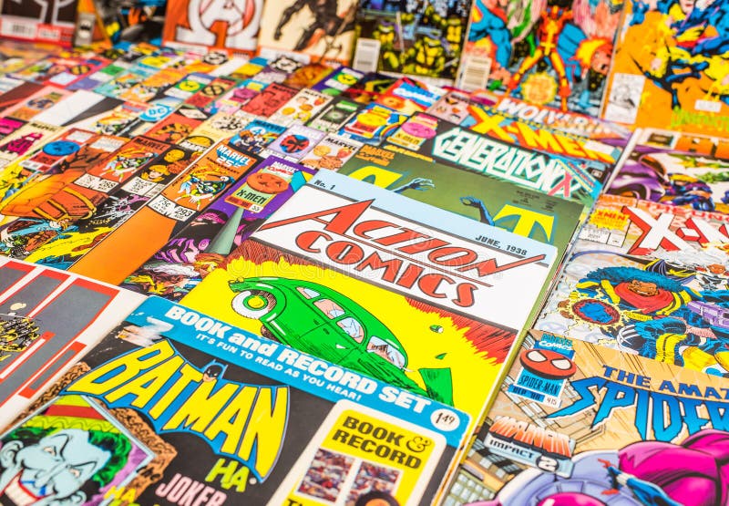 Batman Comic Book on Display at a Store Editorial Stock Photo - Image ...