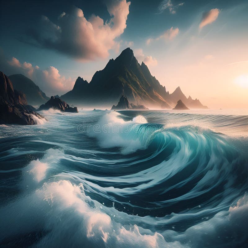 Eternal Ebb and Flow: the Endless Charm of Sea Waves, Generative AI ...