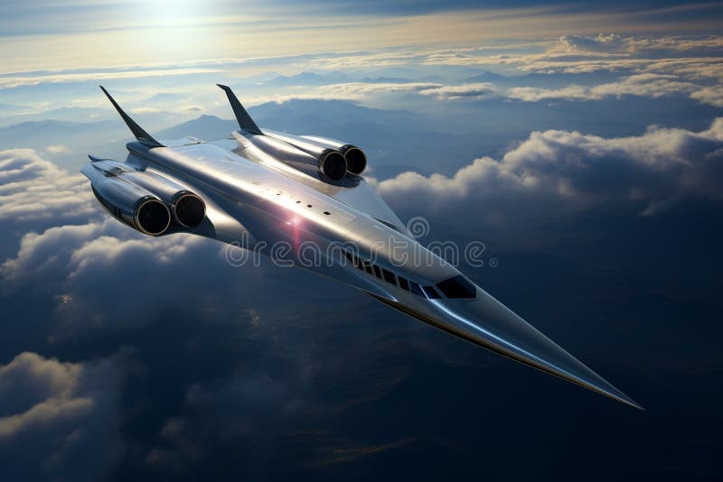 Marvel at the Futuristic Design of a Hypersonic Stock Illustration ...