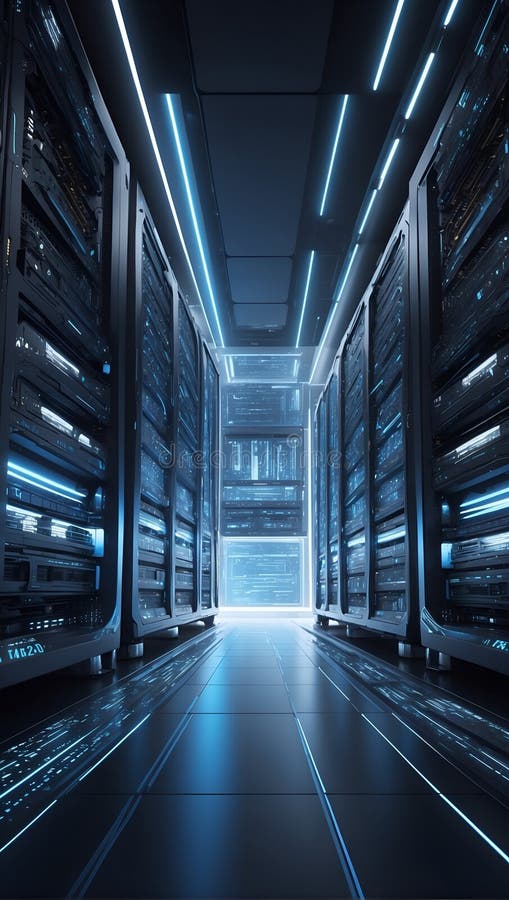 QuantumQuotient S Data Genesis: a 3D Marvel. AI Generate Stock ...