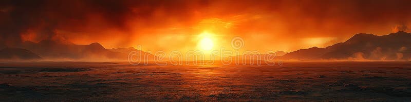 Marvel at a Panoramic Picture of Mars, the Crimson World, with Its ...