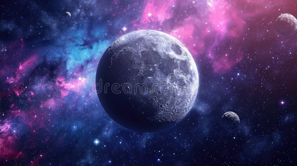 Marvel at a Radiant Planet in the Boundless Orbit of Outer Space, Ai ...