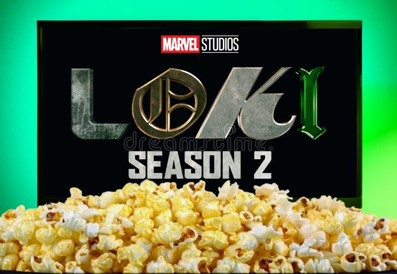 Marvel Studiosâ€™ Loki Season 2 Logo on TV Screen Editorial Photo ...