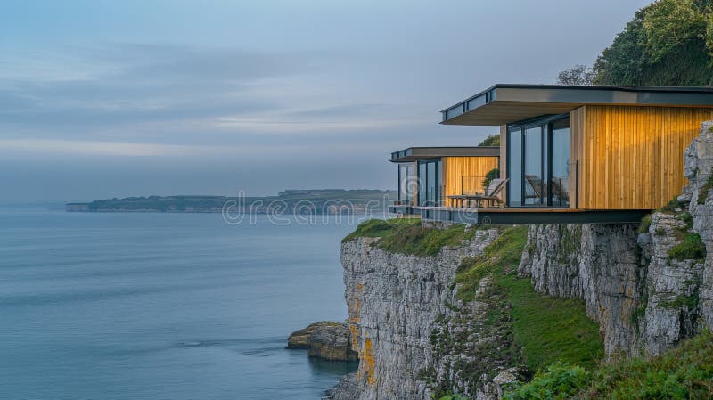 Contemporary Cliffside Cabins Offer Stunning Coastal Views. these ...