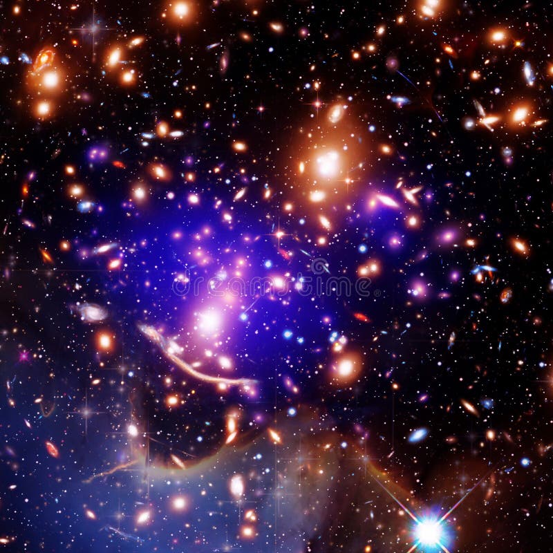 Marvelous Galaxy, Nebula and Stars. the Elements of this Image ...