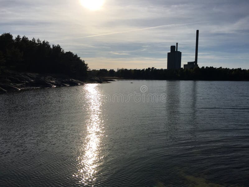 Marviken in ostergotland stock photo. Image of nuklear - 71693306