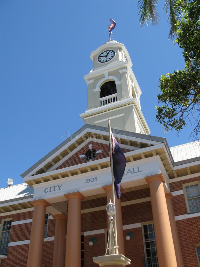 Maryborough cityhall stock photo. Image of clocktower - 7068432