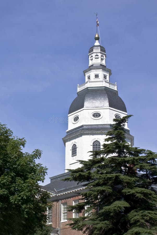 Maryland Capital Building stock photo. Image of architecture - 7262678