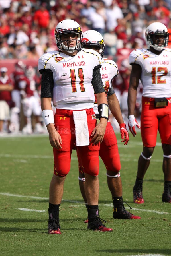 Maryland Quarterback # 11 Perry Hills Editorial Stock Photo - Image of ...