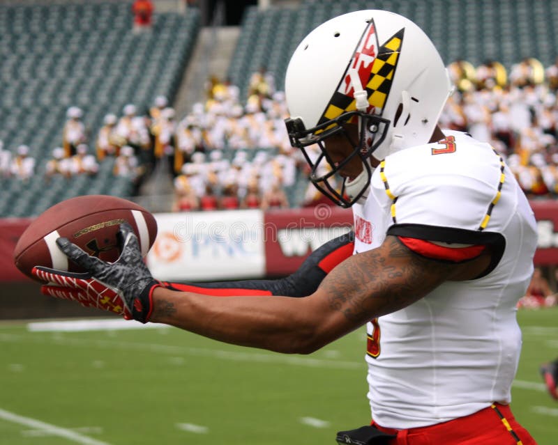 Maryland Receiver#1 Stefon Diggs Editorial Stock Image - Image of ...