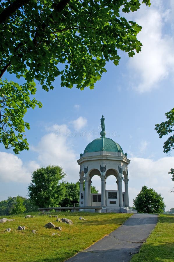 Maryland State Civil War Monum Stock Image - Image of park, battlefield ...