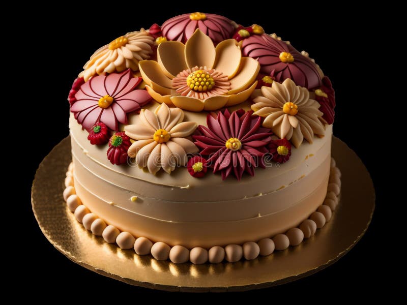 Marzipan cake stock illustration. Illustration of marriage - 281936608