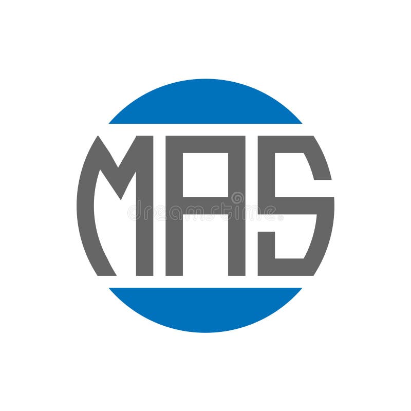 MAS Letter Logo Design on White Background. MAS Creative Initials ...